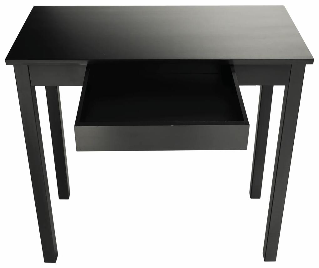 Konzolový stolek AMYNTAS MDF barva černá
