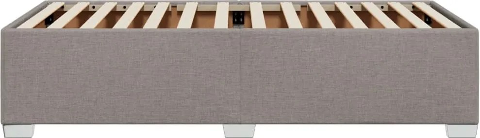 Rám postele bez matrací taupe 90x190 cm textil 3284440