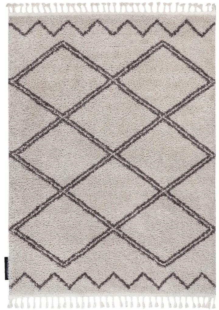 Dywany Łuszczów Kusový koberec Berber Asila B5970 cream and brown - 200x290 cm