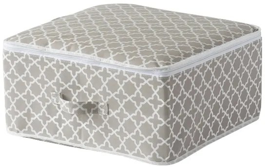 Textilní úložný box na zip Compactor - "Madison" 46 x 46 x 20,5 cm
