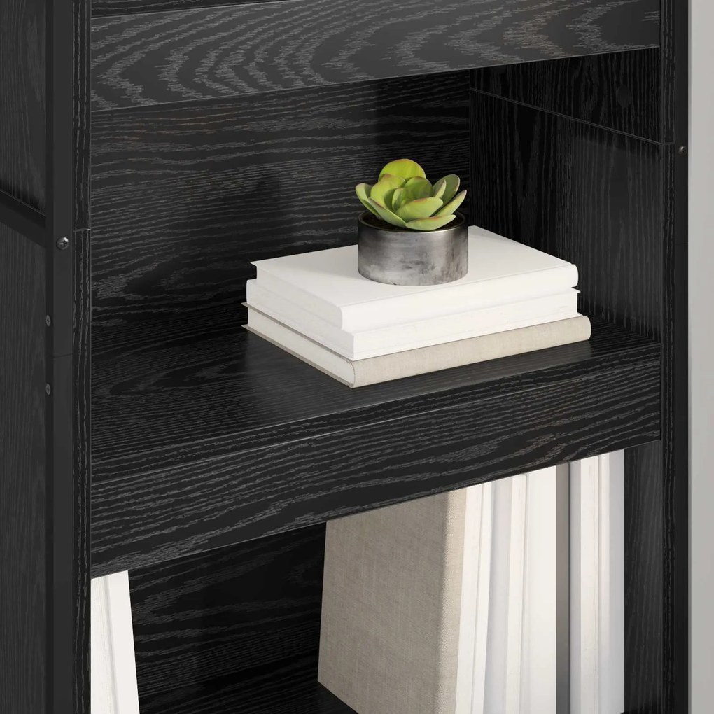 Knihovna 60 x 30 x 189,5 cm Kompozitní dřevo Černý dub 3402998