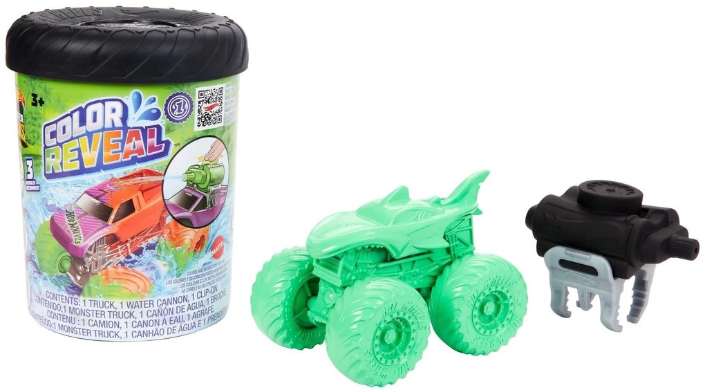 Hot wheels hot wheels monster trucks color reveal