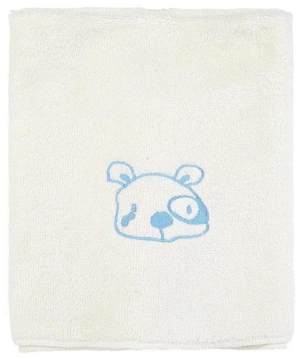 Little Angel (DITA) SET osuška, ručník, žínka BAMBUS Angel Sv. hnědá medvěd