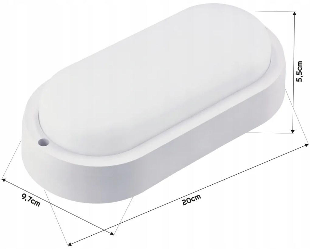 Germina Hermetické LED svítidlo IP54 15W - bílé