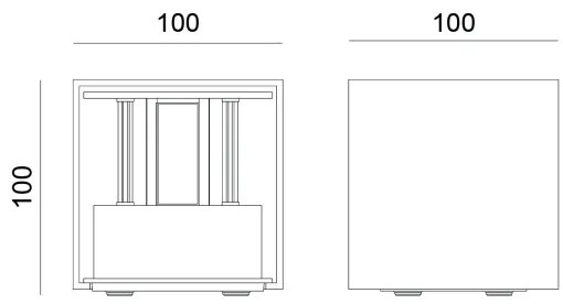 Globo 34168SA - LED Venkovní nástěnné svítidlo VERONIKA 2xLED/3W/230V IP54