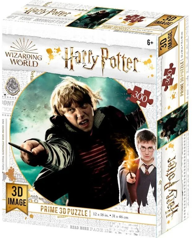 Prime 3d puzzle harry potter: ron weasley 3d 300 dílků
