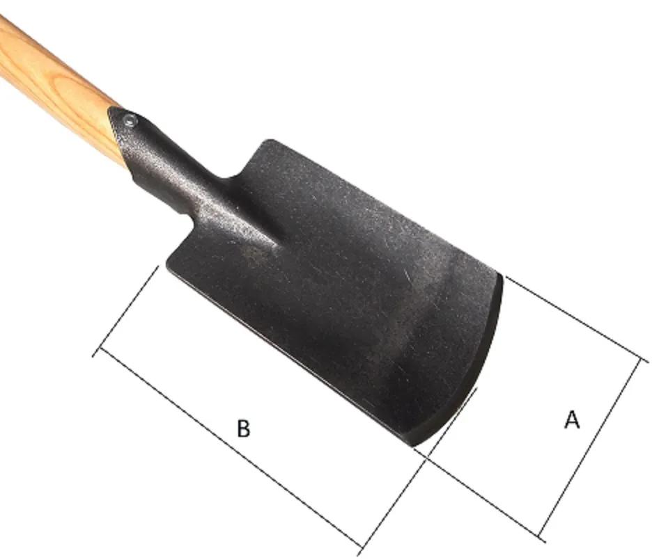 Dewit rýč zubatý odlehčený s nášlapem z kvalitní oceli