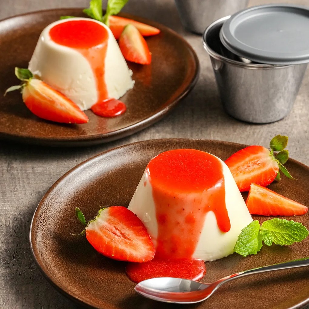 TESCOMA Formičky na panna cottu nerezové GrandCHEF, 4 ks