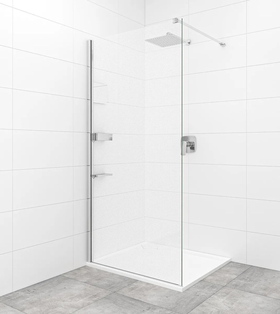 Sprchová zástěna Walk-in 120 cm SAT SATBWI120MRPRDOPL