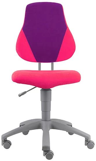 Dětská rostoucí židle ALBA FUXO V-line růžovo-fialová