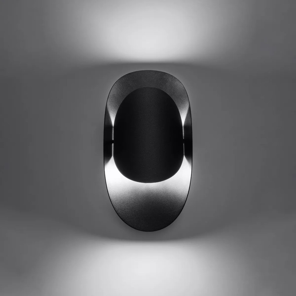 Sollux Lighting Nástěnné svítidlo TEAR Černá