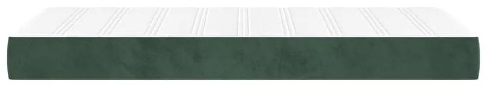 Petromila Taštičková matrace tmavě zelená 120x190x20 cm samet