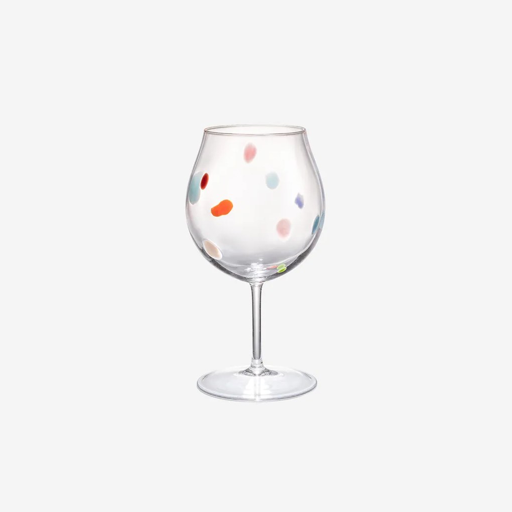Barevná sklenice Confetti