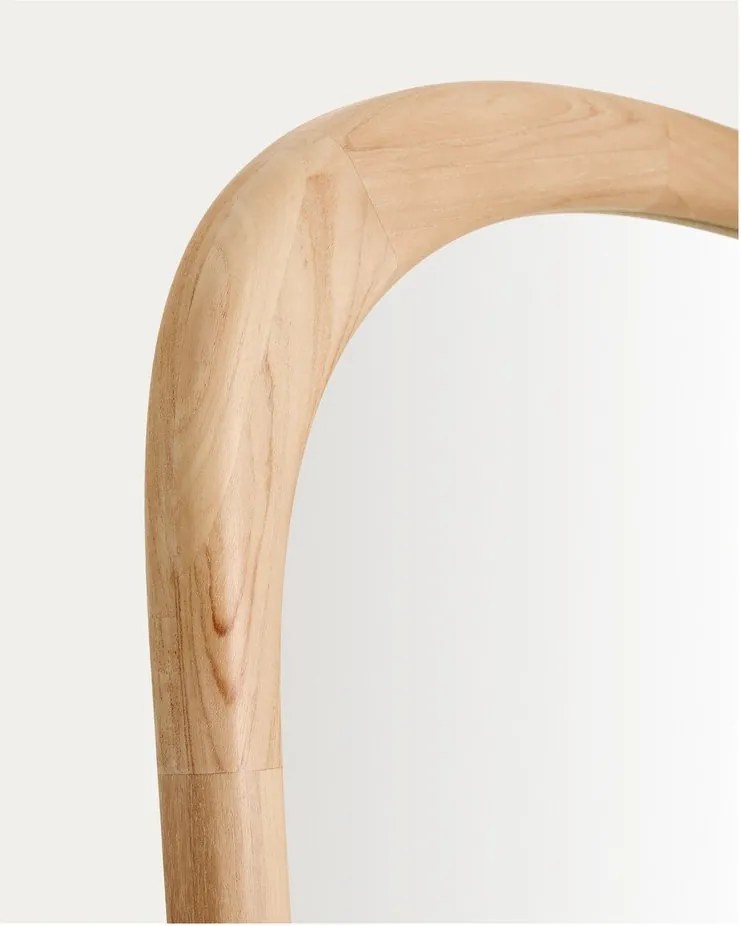 Nástěnné zrcadlo s dřevěným rámem 94,5x192 cm Alura – Kave Home