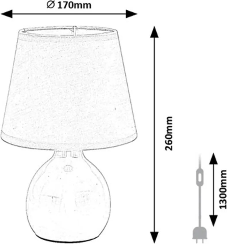 Rabalux INGRID stolní lampa 74076