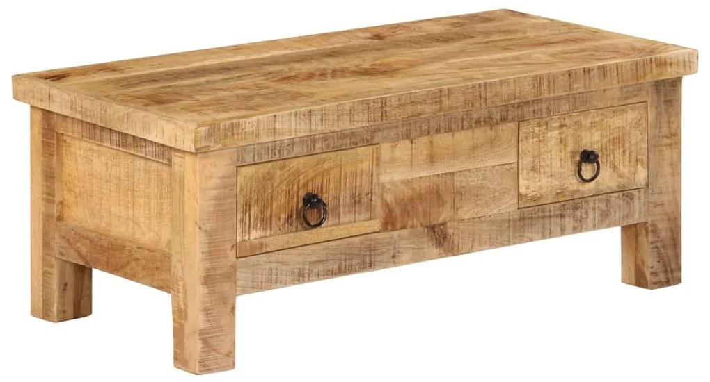 Konferenční stolek 90 x 45 x 35 cm masivní mangovníkové dřevo 247326