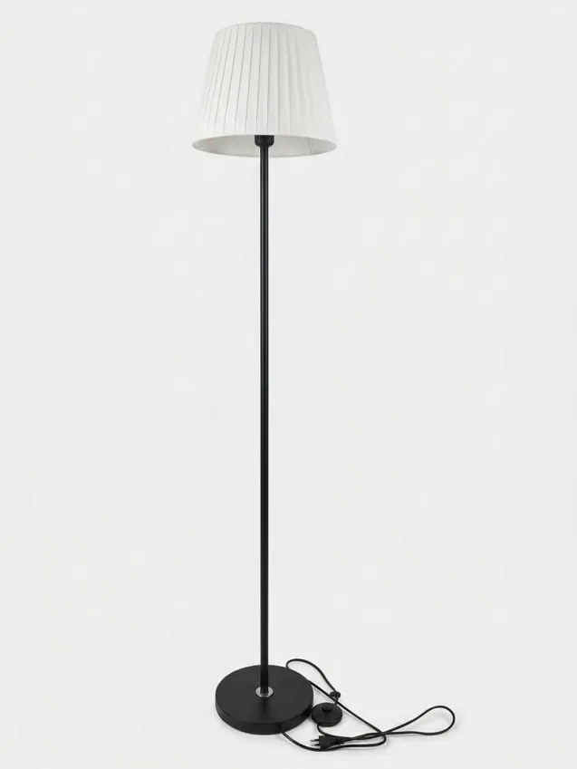 Sinsay - Stojací lampa s látkovým stínidlem - krémová