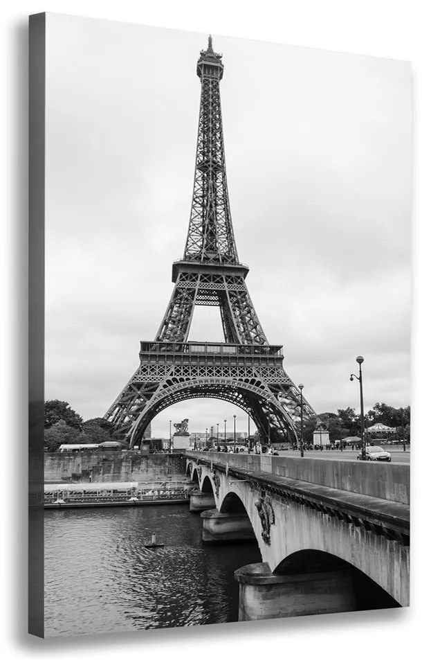 Wallmuralia Foto obraz na plátně Eiffelová věž Paříž 70x100 cm