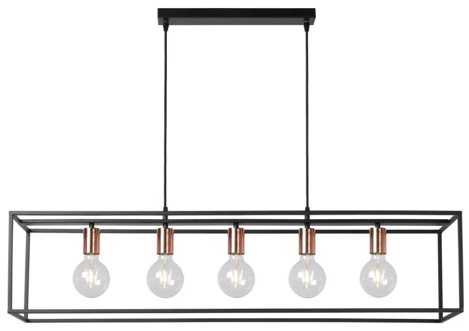 Lucide 08424/05/30 - Závěsné svítidlo ARTHUR 5xE27/60W/230V