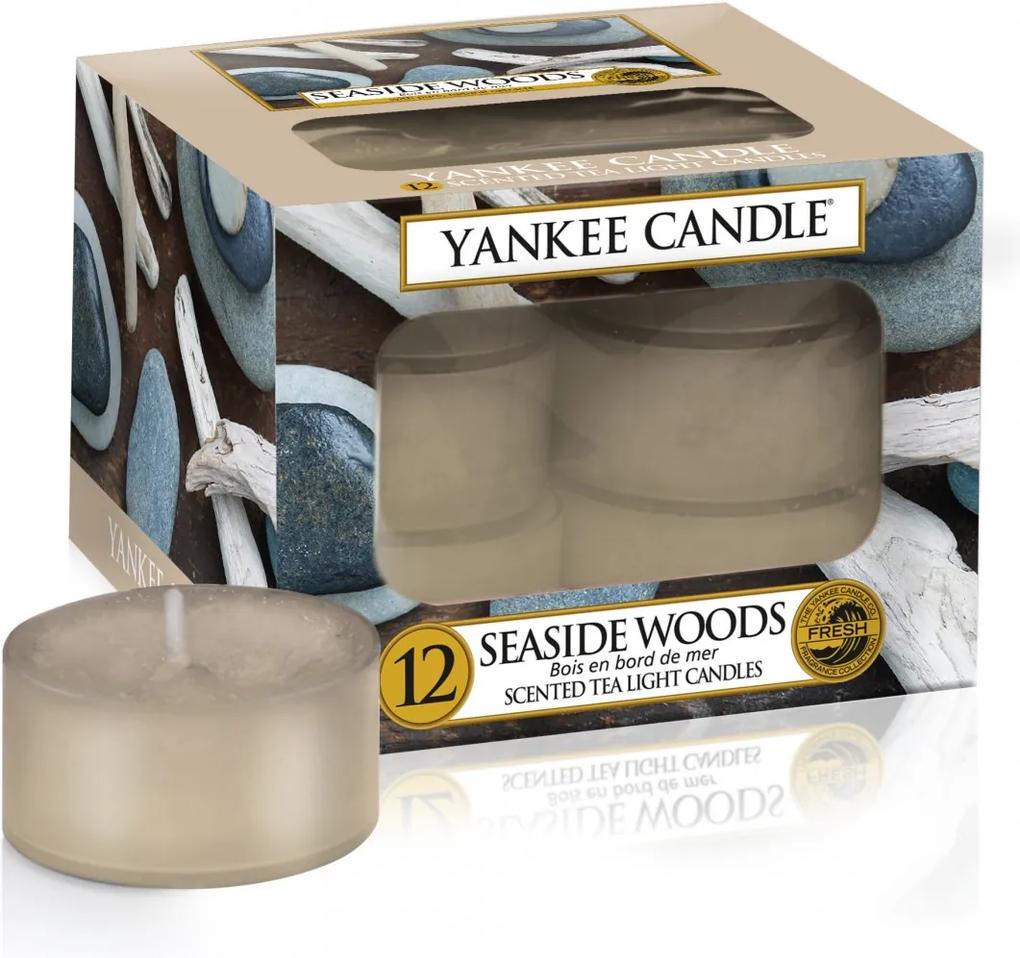 Yankee Candle - čajové svíčky Seaside Woods, 12 ks