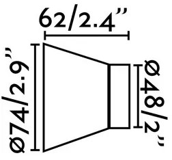 Faro 62300 - Nástěnné svítidlo KERA 1xE27/15W/230V