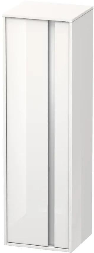 Duravit Ketho - Skříňka vysoká 1320x400x360 mm, levá, lesklá bílá KT1257L2222