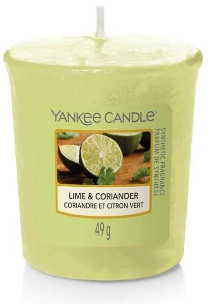 Yankee Candle - votivní svíčka Lime & Coriander (Limetka a koriandr) 49g