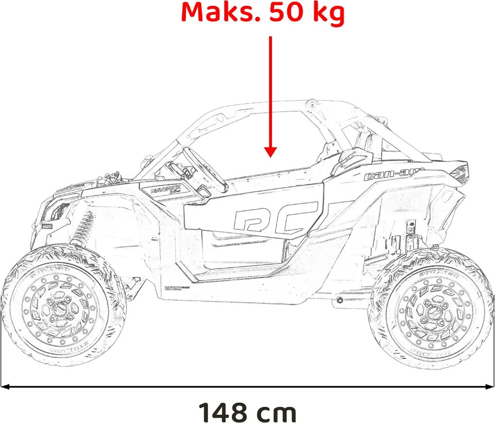 Ramiz Buggy Maverick Turbo RR STRONG oranžové