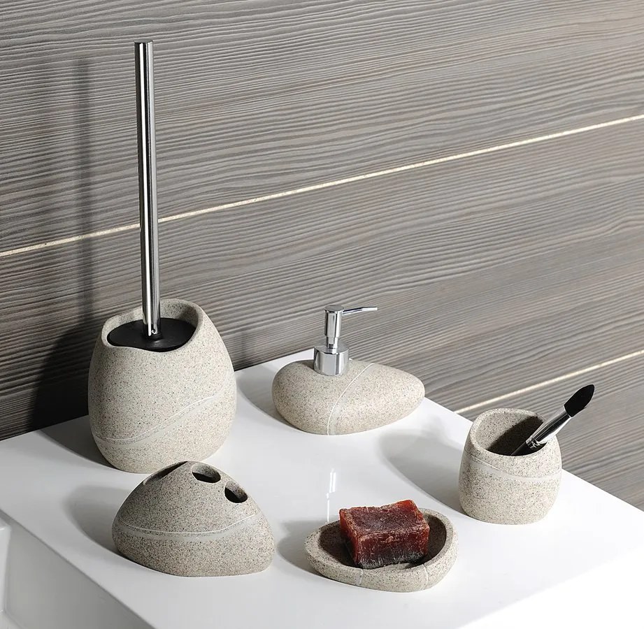 Ridder, LITTLE ROCK WC kartáč na postavení, šedý, 22190407