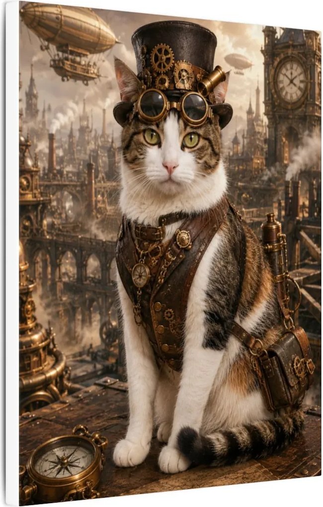 Steampunk & Industriální portrét mazlíčka z fotky | Srdcem darované