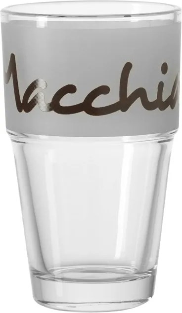 Sklenice latte macchiato Leonardo Solo tmavá 370 ml