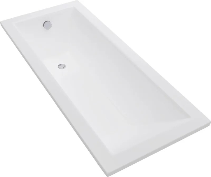 Mexen Cubik obdélníková vana 130 x 70 cm, bílá - 55031307000