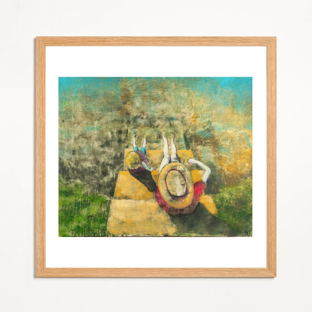 Martina Trchová | Spolu Rám: Dubový, Velikost: 40 x 40 cm