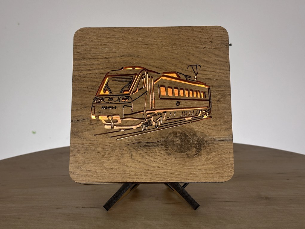 Li-Go "Pendolino" lampa 19x19cm provedení povrchu: dub světlý