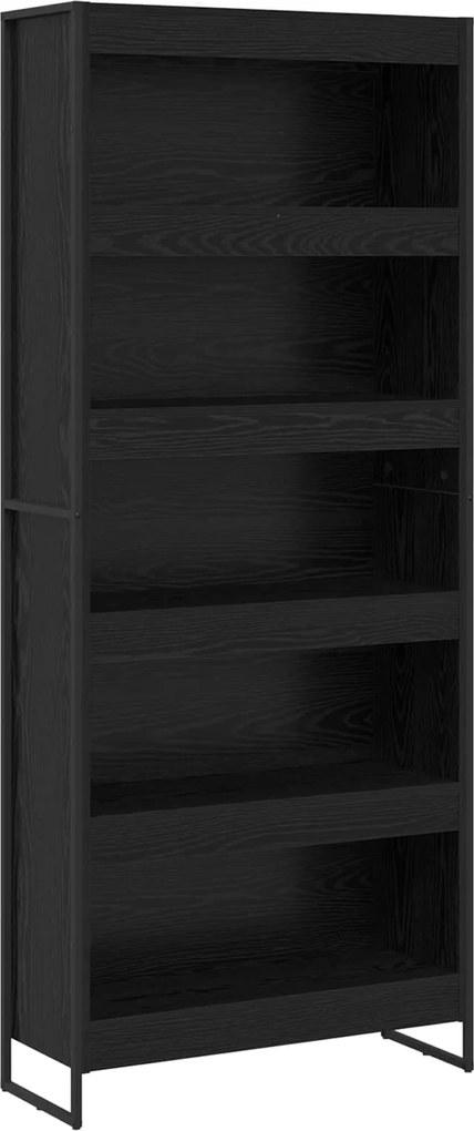 Knihovna 80 x 30 x 189,5 cm Kompozitní dřevo Černý dub 3403010