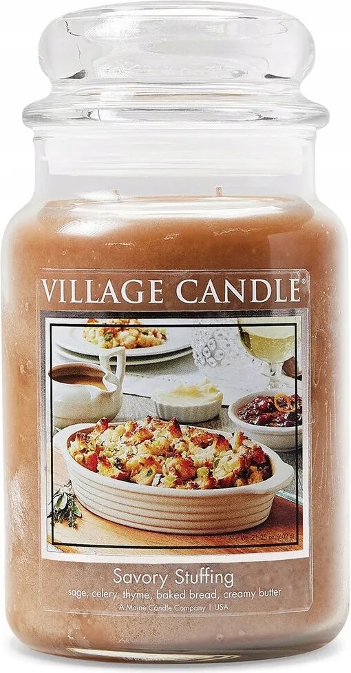 Velká svíčka Savory Stuffing Village Candle
