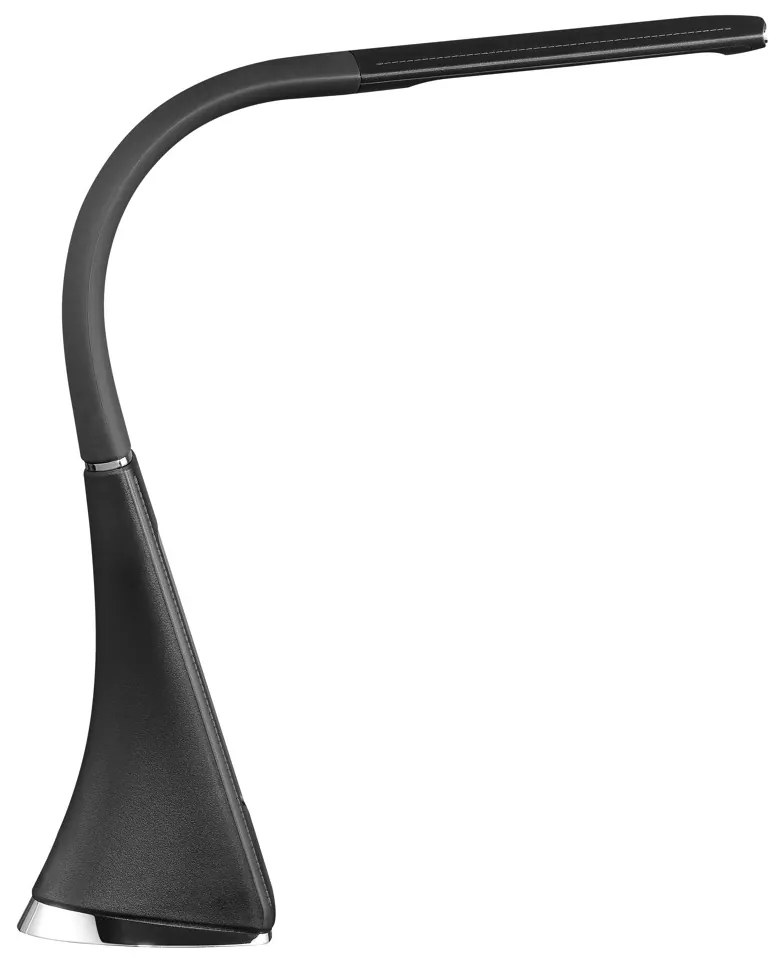LED stolní lampička Immax LEATHER BLACK černá