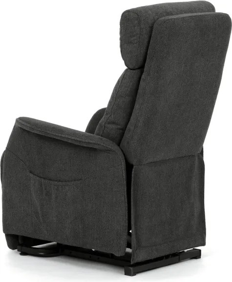 Polohovací křeslo šedé, elektrické TV-L8960 GREY2