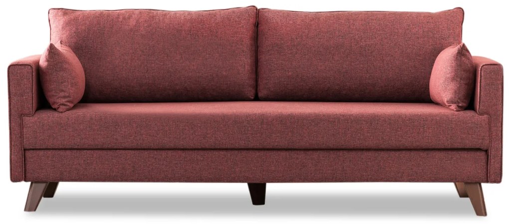 Hanah Home Rozkládací pohovka BELLA bordó 208 cm 825BLC1517
