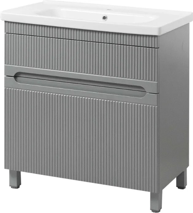 Lavedo Aria Grey 80 koupelnová skříňka s umyvadlem