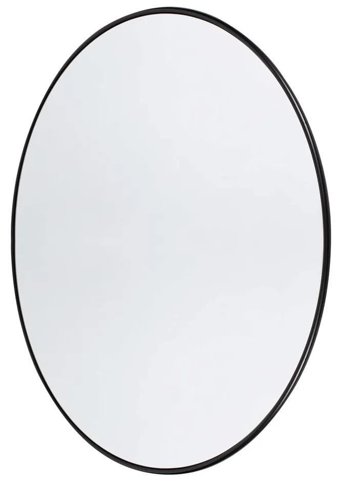 Nástěnné zrcadlo kulaté Muubs Copenhagen L, 110 cm  | černá - POŠKOZENÝ KUS