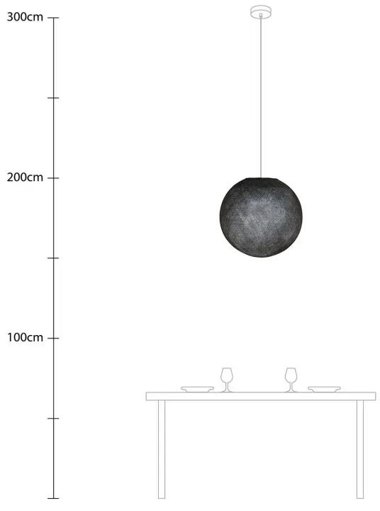 creative cables Stínidlo koule Sphere Light, ručně tkané Barva komponentu: Bílá, Velikost ⌀: XL - 50cm