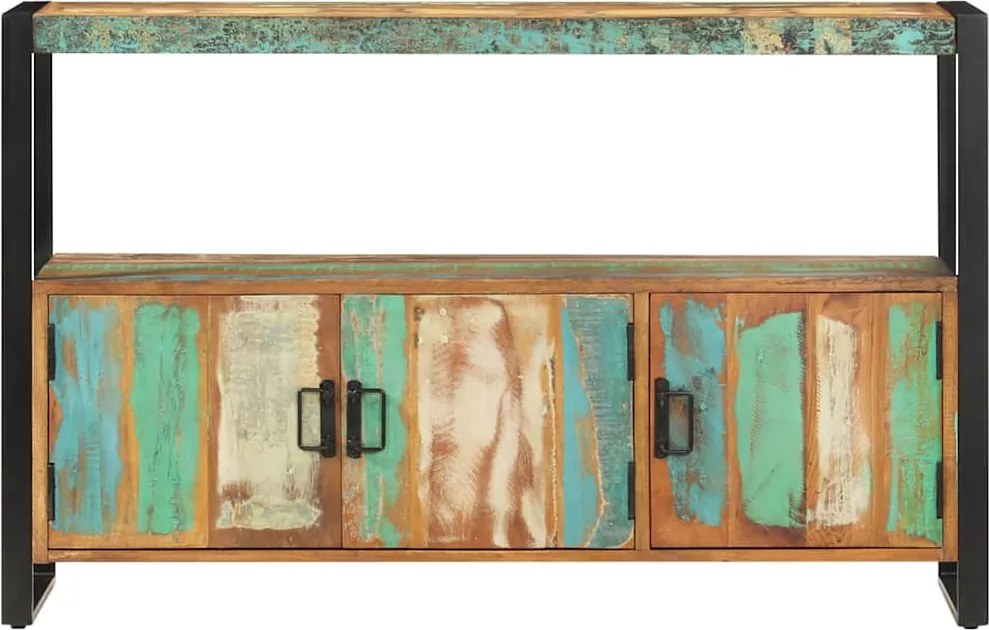 Příborník 120 x 30 x 75 cm masivní recyklované dřevo 247922