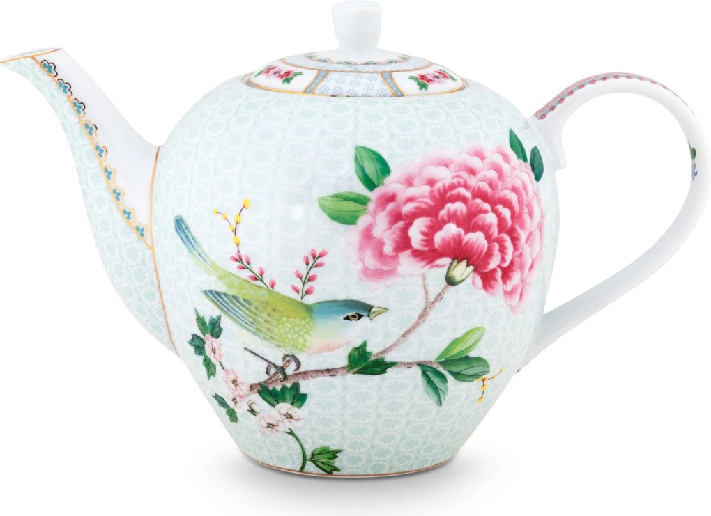 Pip Studio Blushing Birds čajová konvice bila 1600ml