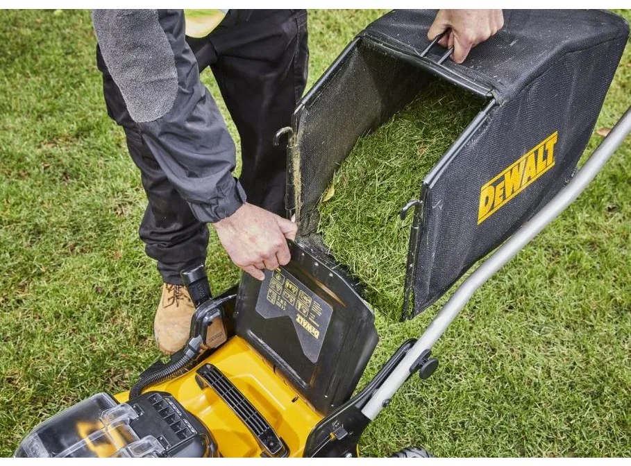 DCMW564P2 aku sekačka na trávu bez pojezdu 2x5,0Ah 18V DeWALT