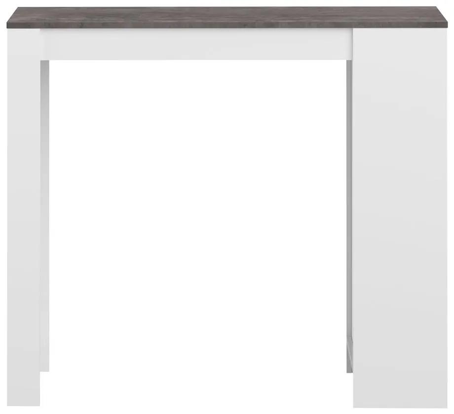 Barový stůl s deskou v dekoru betonu 50x115 cm Aravis – TemaHome