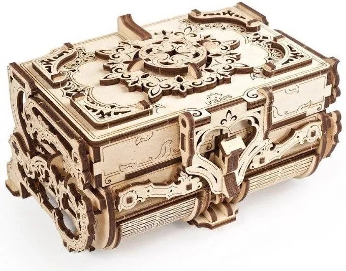Ugears 3d puzzle antická šperkovnice 185 dílků