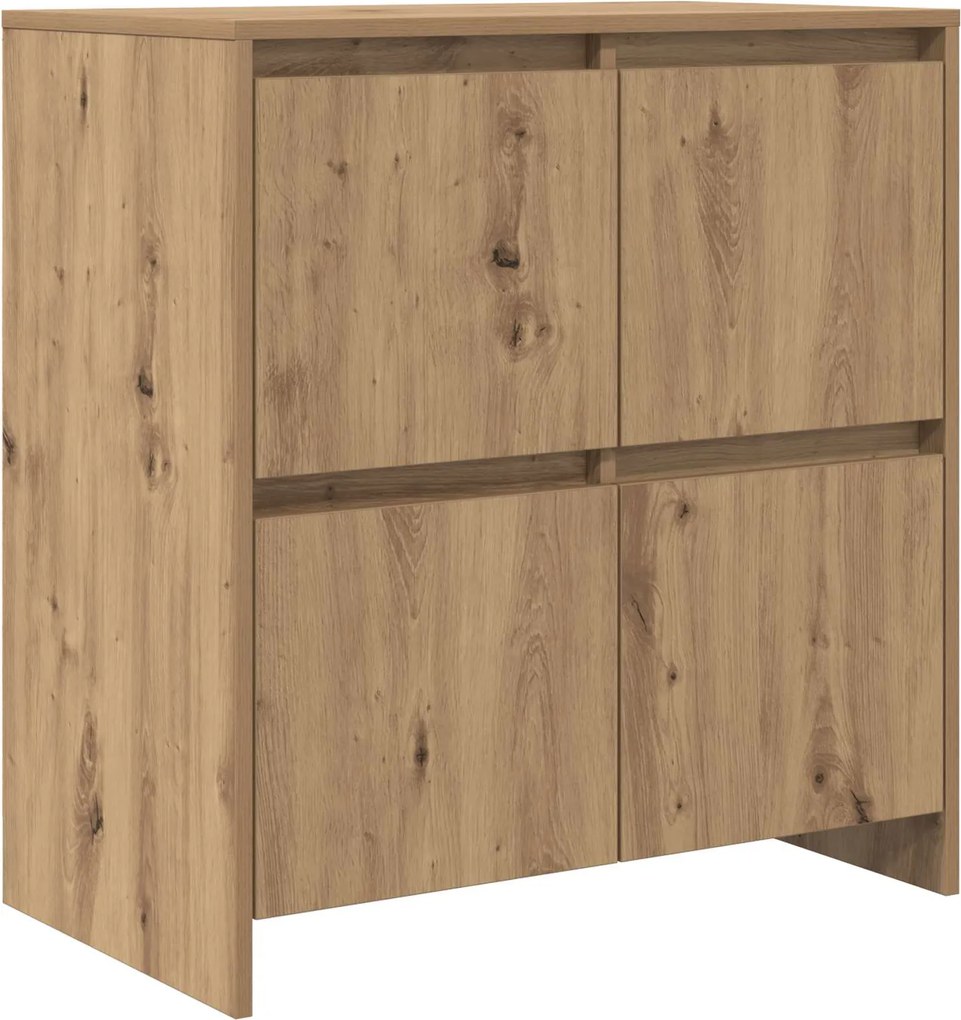 Servírovací skříň 2 ks Artisanový dub 70 x 41 x 75 cm 3393302