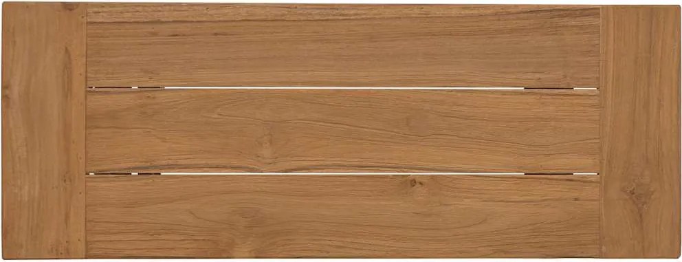 Lavice 110 cm masivní teakové dřevo 340743