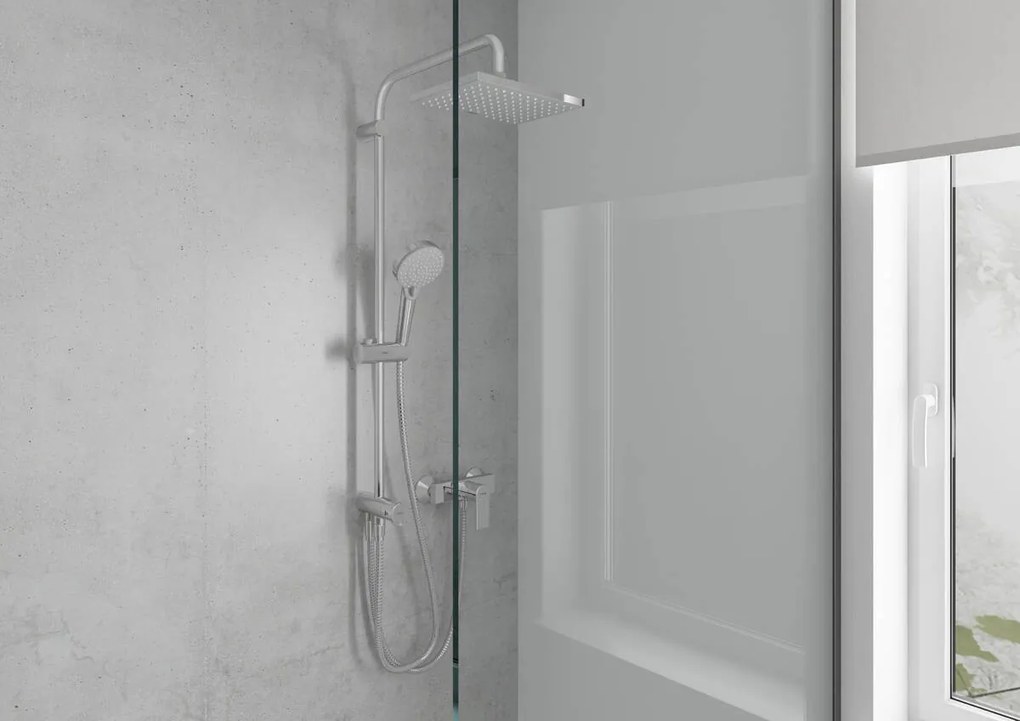 Hansgrohe Vernis Shape, nástěnná sprchová baterie, chromová, 71650000